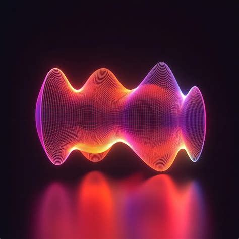 3d Voice Wave Icon Representation Of Sound Waves Logo Illustration