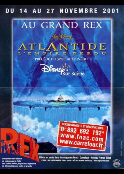 Poster ATLANTIS THE LOST EMPIRE Gary Trousdale CINESUD Movie Posters