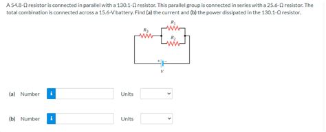 Solved A Resistor Is Connected In Parallel With A Chegg Com
