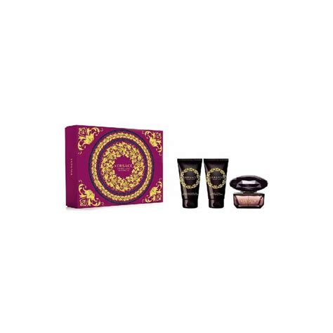 Versace Crystal Noir Set Edt 50 Ml Body Lotion 50 Ml Shower Gel 50