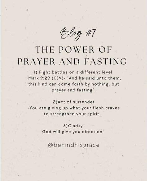 Fasting For God How To