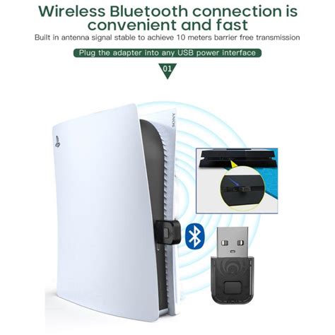 Ps5 Bluetooth Draadloze Headset Adapter Zender Ond Grandado