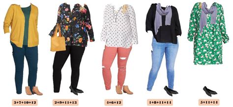 Plus Size Fall Outfits Capsule Wardrobe Everyday Savvy