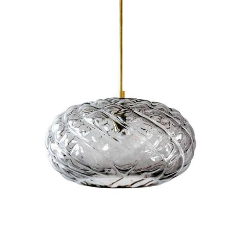 Binary Smoke Handblown Modern Glass Pendant Light Made In The Usa For