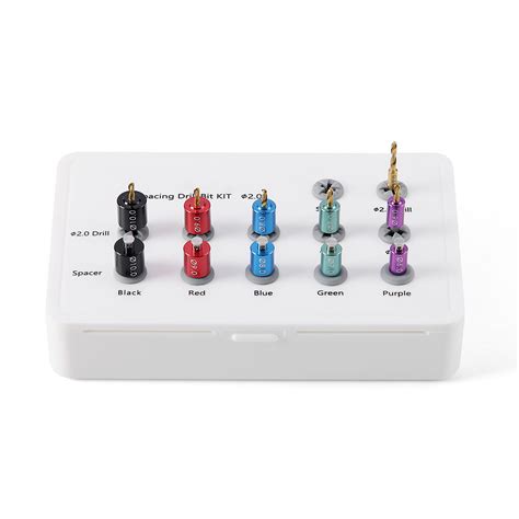 Dental Drill Guide Implant Positioning Spacing Drill Bit Kit