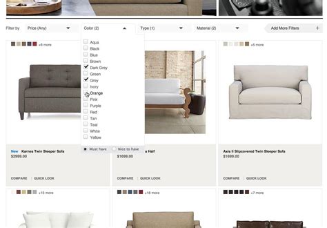 Filter UI Design A Horizontal Toolbar Can Outperform The Traditional