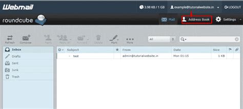 How To Import Contacts In Roundcube Webmail Client Servercake