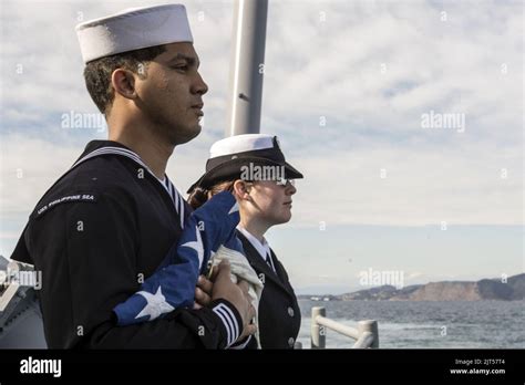 Us Navy Information Systems Technician 3rd Class Left And Sonar