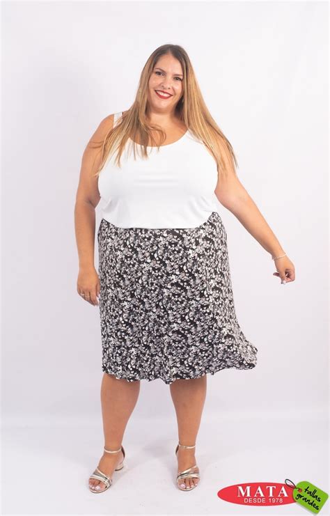 Falda Mujer Diversos Colores 22864 Ropa Mujer Tallas Grandes Faldas