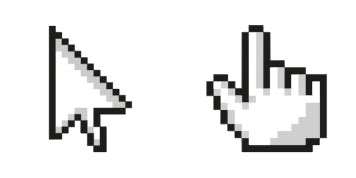 Pakiet kursorów 8 bit cutecursors