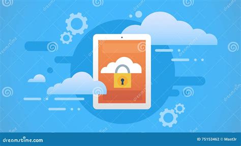 Tablet Computer Cloud Database Lock Screen Data Privacy Protection