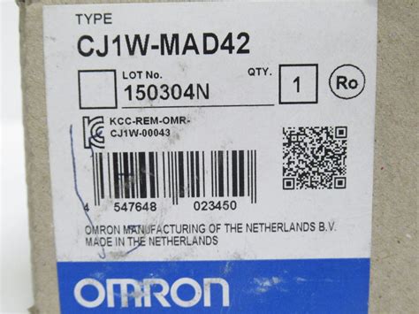 Omron Cj1w Mad42 Plc Expansion Module 5vdc Austin Surplus Industrial