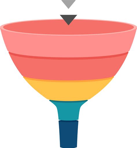 Funnel Infographic Presentation Template 18876359 PNG