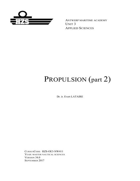Propulsion Ii Final