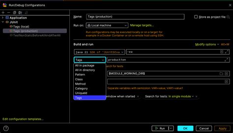 Junit 5 Tag Example Label Filter And Run Tests