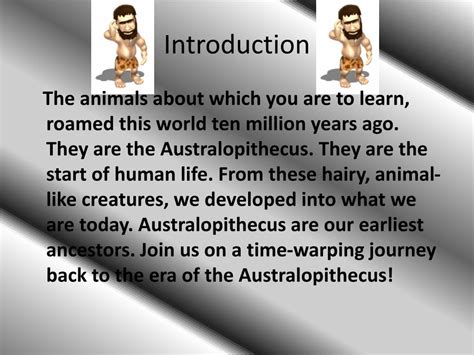 Ppt Australopithecus Powerpoint Presentation Free Download Id 2080409