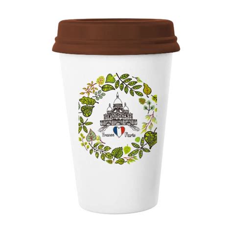 Basilique Paris France Illustration Mug Coffee Drinking Glass Pottery