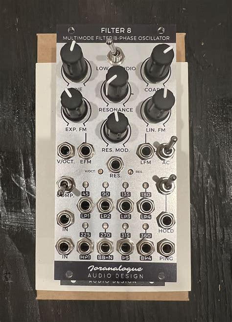 Joranalogue Filter 8 Multimode Vcf Silver Reverb