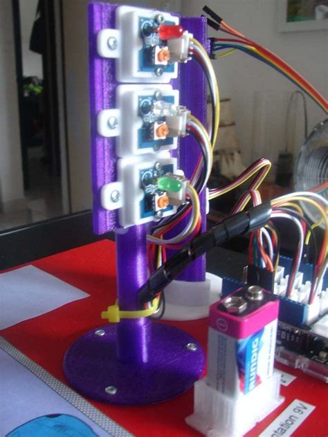Free Stl File Arduino Traffic Light Feu Tricolore 🚦 ・3d Printer Model