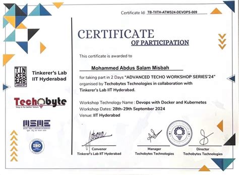 Misbah Mohammed On Linkedin Devops Docker Kubernetes