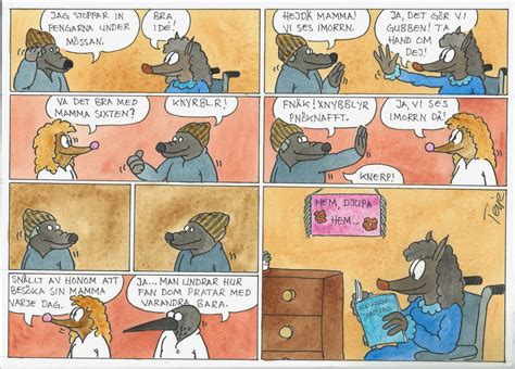 Palle Och Fia Terje Larssons Serier Mor Och Son