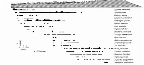 ggplot2 how to make a multi species vegetation density transect plot