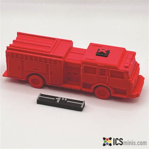 Ics00001 Single Axle Fire Truck Model Ics Minis