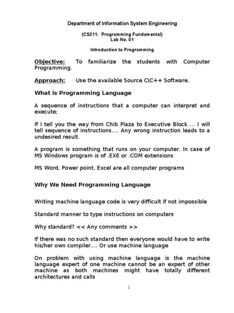 Programing Fundamental 1 2 3 4 5 6 7 8 Pdf C Programming Language Source Code