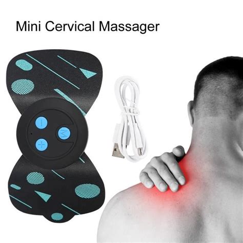 Kimiss Masseur Dépaule Et De Cou Mini Masseur Cervical Rechargeable