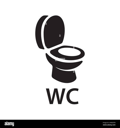 Vector Pictogram Public Toilet Logo Stock Vector Image And Art Alamy