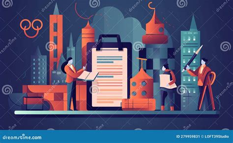 Generative AI Regulation Concept Stock Illustration Illustration Of Vector Worker