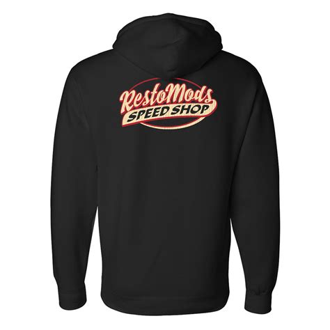 Rm Speed Script Hoodie Back