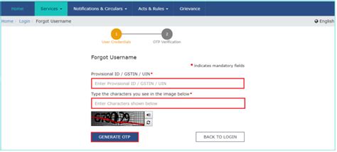 gst portal forgot password or username learn by quicko