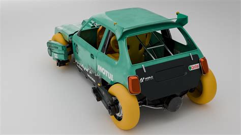3D Model SB1 Civic In Naked Style TurboSquid 2162848