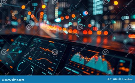 A Dashboard With Multiple Graphs And Charts Showing Realtime Traffic