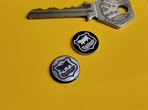 Morris Circular Self Adhesive Car Badge 14mm