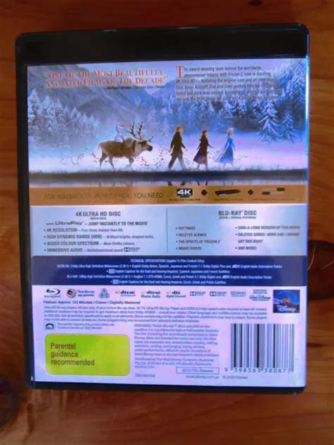 DVD K Ultra Hd Blu Ray Disney Frozen Ii Disc Set Great Must See EUR PicClick FR