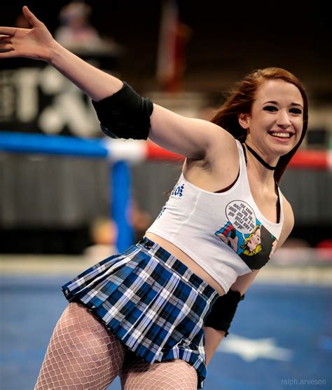 Texas Roller Derby Bout Between The Holy Rollers And The Rhinestone