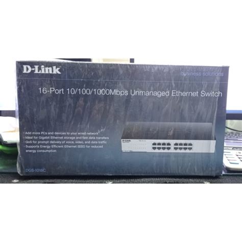 Jual Dlink Switch 16 Port Gigabit Unmanaged Ethernet Dgs 1016d Dgs 1016c Shopee Indonesia