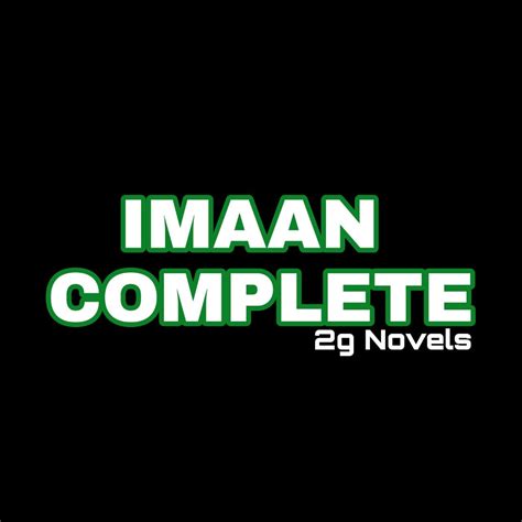Imaan Complete 2g Novels