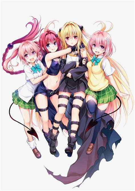 Yabuki Kentarou Konjiki No Yami Kurosaki Mea Momo Velia Deviluke