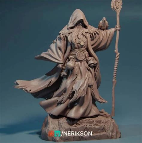 Merlin The Wizard 3d Print Model Download Free