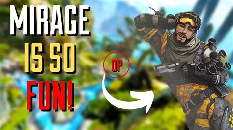 Using Mirage In Arenas Apex Legends Season Diamond Ranked Gameplay YouTube