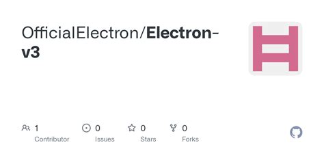 Github Officialelectronelectron V3