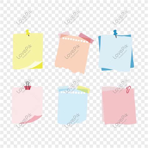 포스트잇 편리한 종이 Png 일러스트 무료 다운로드 Lovepik