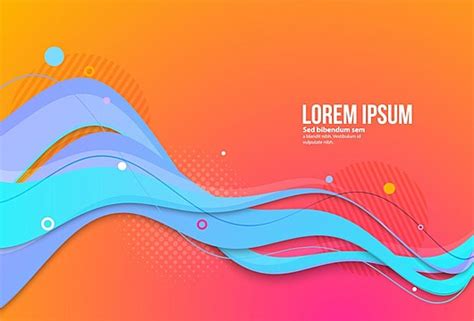 Colorful Flow Clipart Png Images Modern Colorful Flow Poster Template