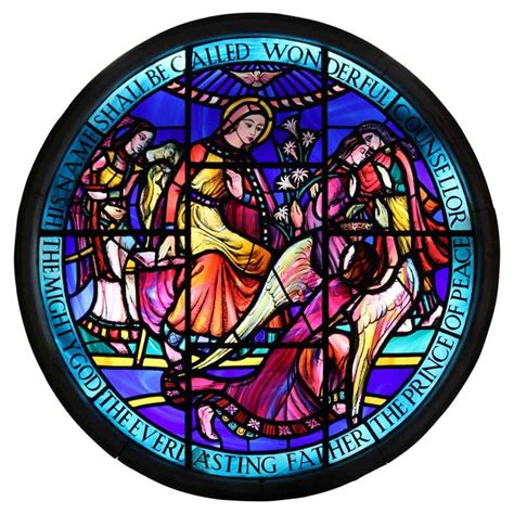 Ecclesiastical Religious Stained Glass Window For Sale At 1stdibs