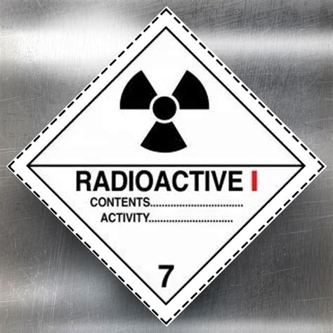 Class 7 Radioactive Substance Placards Hazlabels Direct