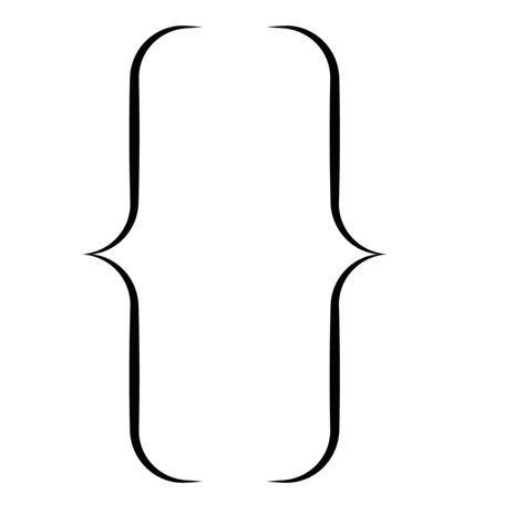 Bracket Vector Icon 21875166 Vector Art At Vecteezy