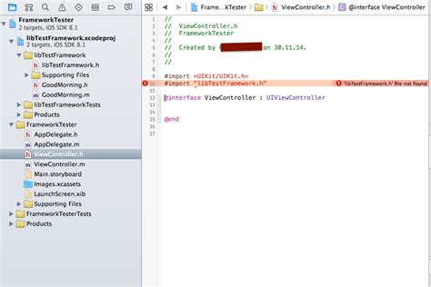 Ios How To Use Cocoa Touch Frameworks In An App Project Stack Overflow